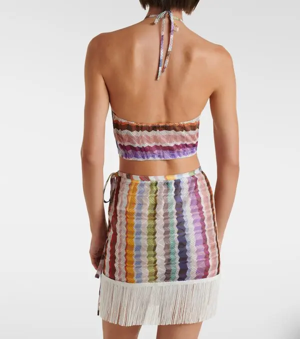 Missoni Halterneck Crop Top