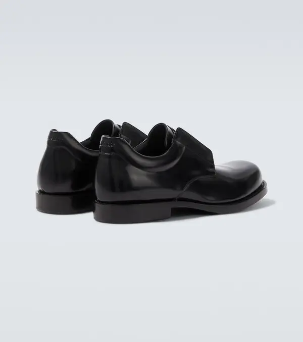 Balenciaga Brushed Leather Derby Shoes