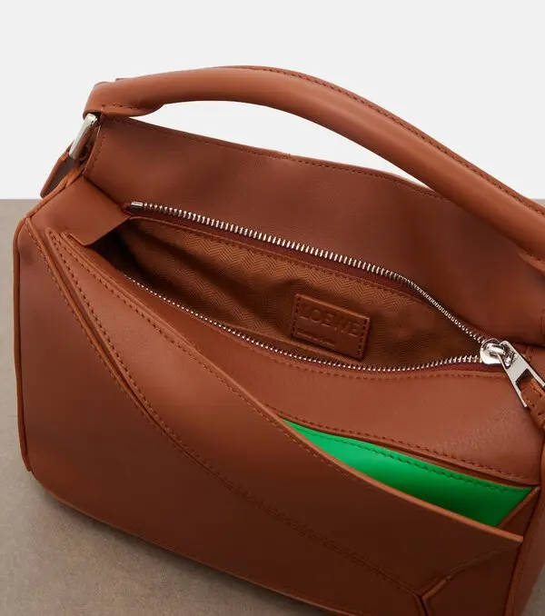 Loewe Puzzle Small Layered Top-handle Bag - Brown