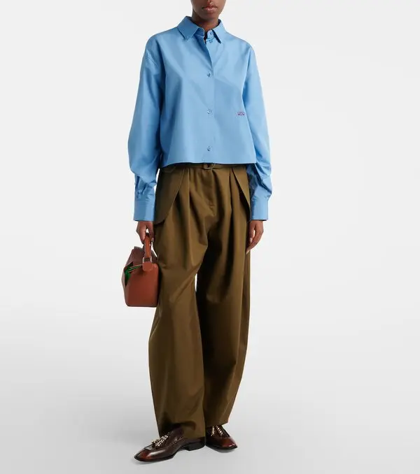 Loewe Puzzle Small Layered Top-handle Bag - Brown