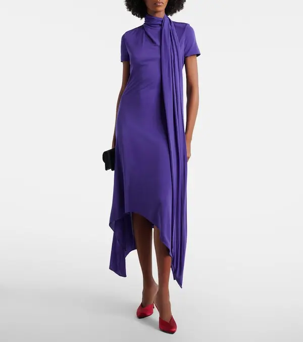 HERBERT LEVINE Satin Pointed Toe Mules