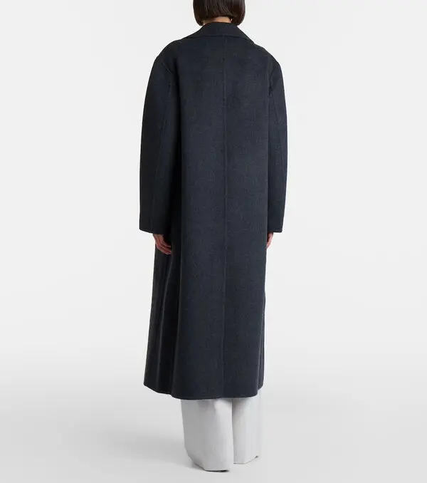 Vince Double-breasted Wool-blend Coat
