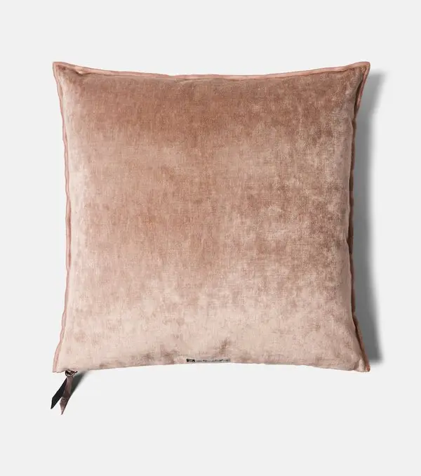 MAISON DE VACANCES Velour Cushion