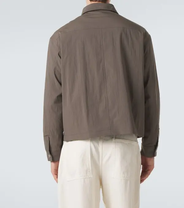 FRAME Cotton-blend Zip-up Jacket