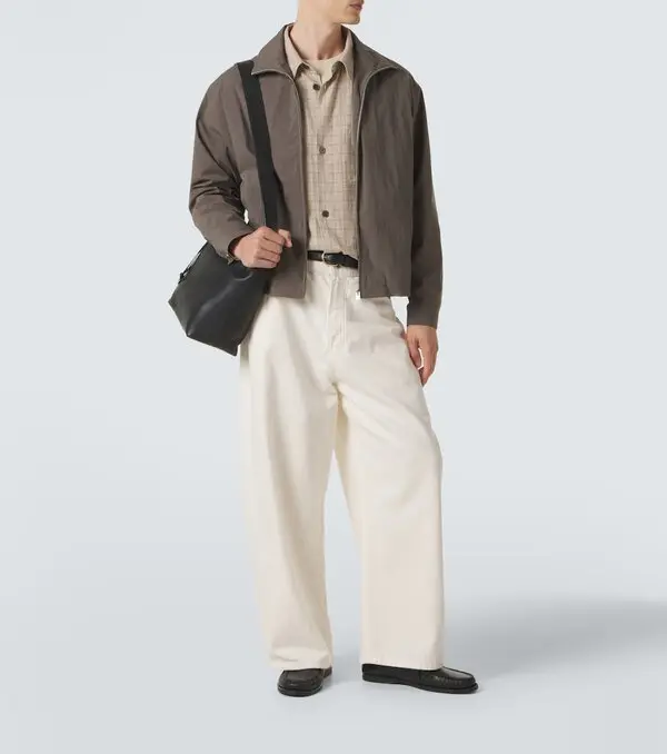 FRAME Cotton-blend Zip-up Jacket
