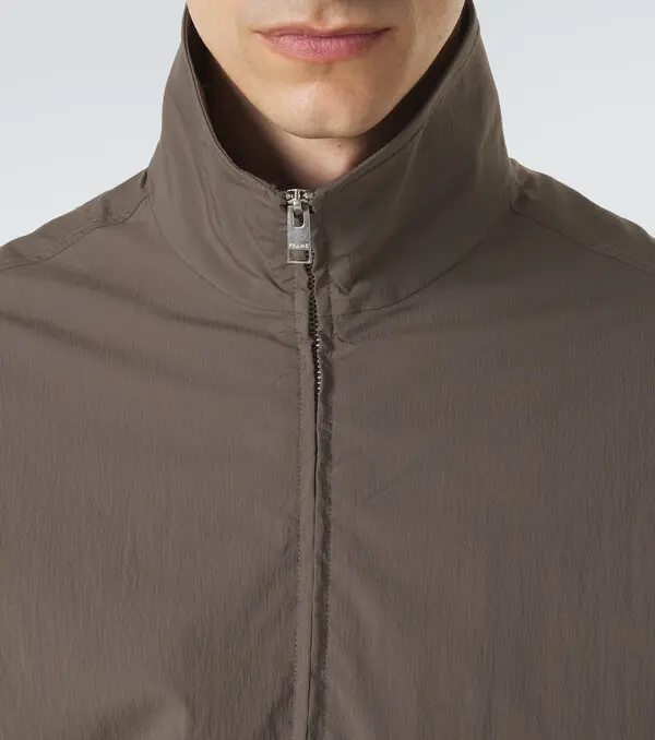 FRAME Cotton-blend Zip-up Jacket