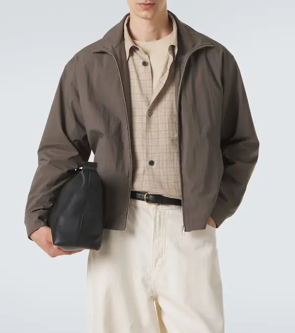 FRAME Cotton-blend Zip-up Jacket