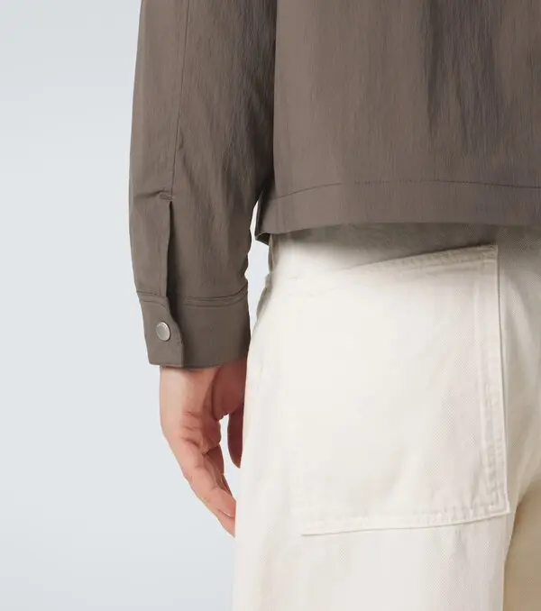 FRAME Cotton-blend Zip-up Jacket
