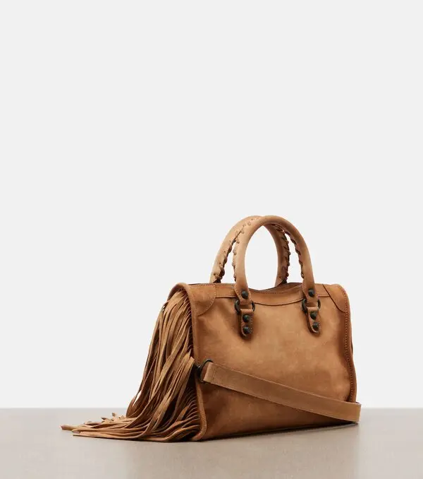 Balenciaga Small Top-handle Bag With Fringe Detail