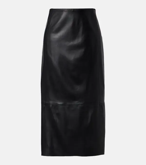 Vince Leather Pencil Skirt