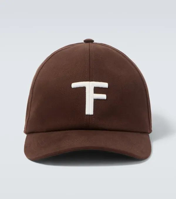 TOM FORD Logo Baseball Cap - Brown