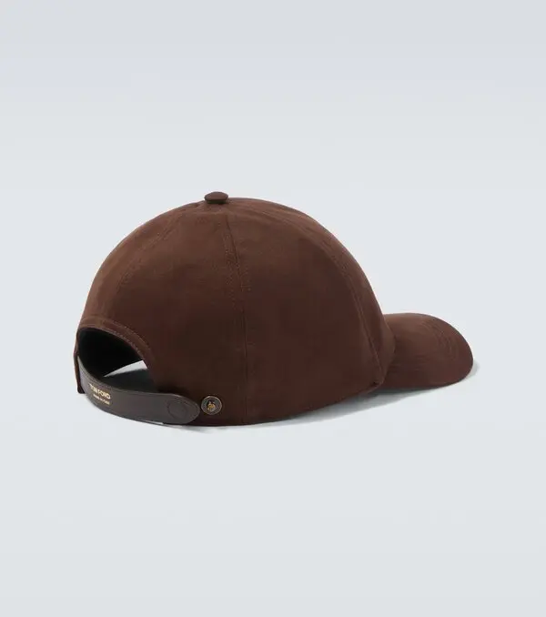 TOM FORD Logo Baseball Cap - Brown