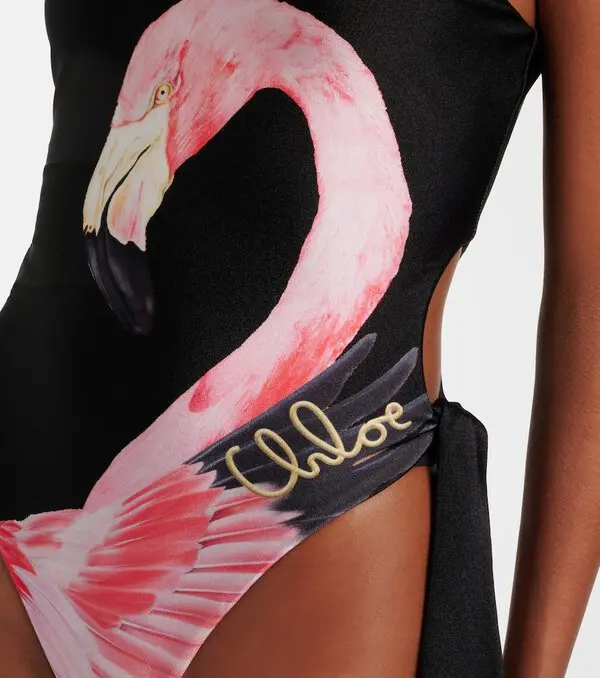 Chloé Printed One Piece Swimsuit