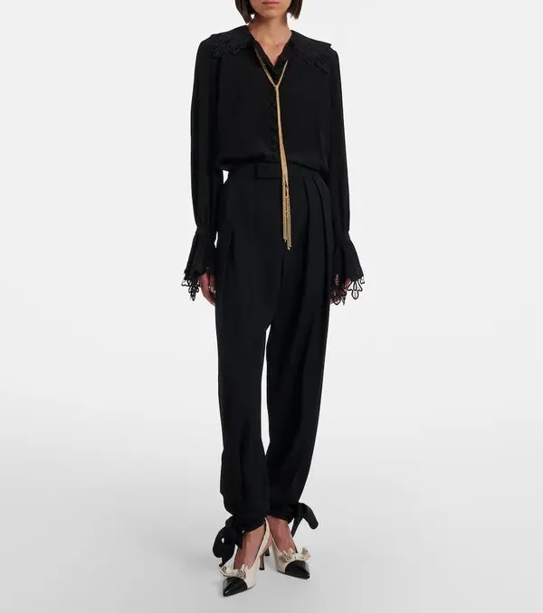Chloé Virgin Wool Balloon Pants