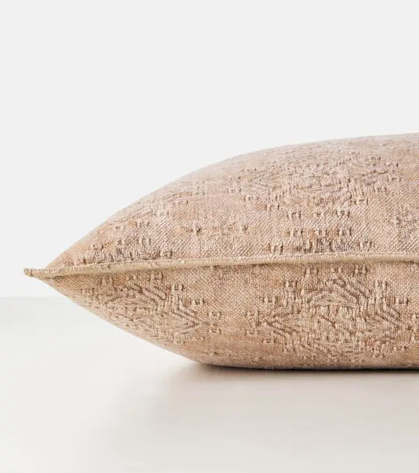 MAISON DE VACANCES Cotton-blend Jacquard Cushion