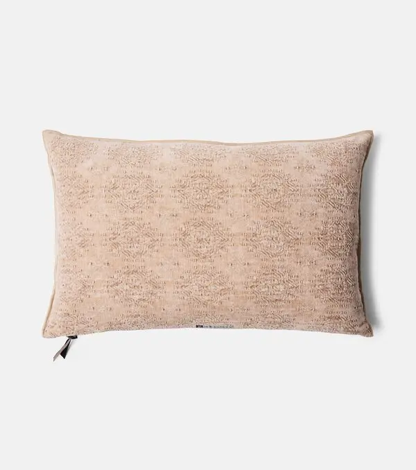 MAISON DE VACANCES Cotton-blend Jacquard Cushion
