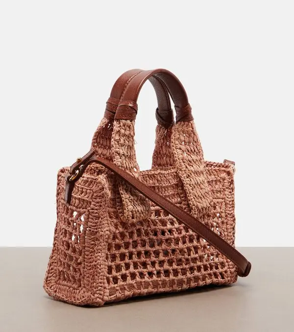 Chloé Raffia Top-handle Bag