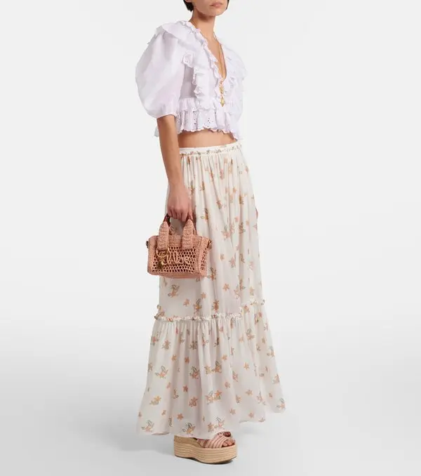 Chloé Raffia Top-handle Bag