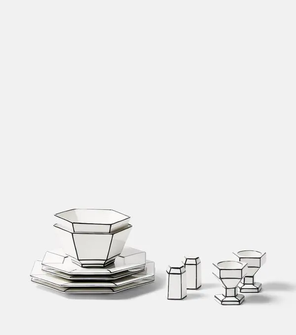SERAX Carte Blanche Porcelain Breakfast Set Annebet Philips - White