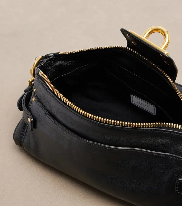 Chloé Paddington Small Leather Shoulder Bag - Black