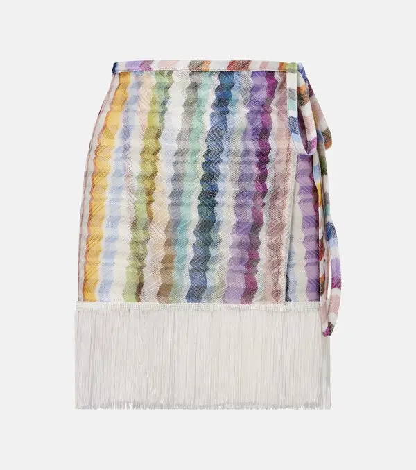 Missoni Fringed Beach Cover-up - Multicoloured