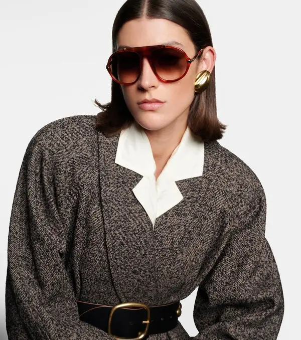 Chloé Aviator Sunglasses - Brown