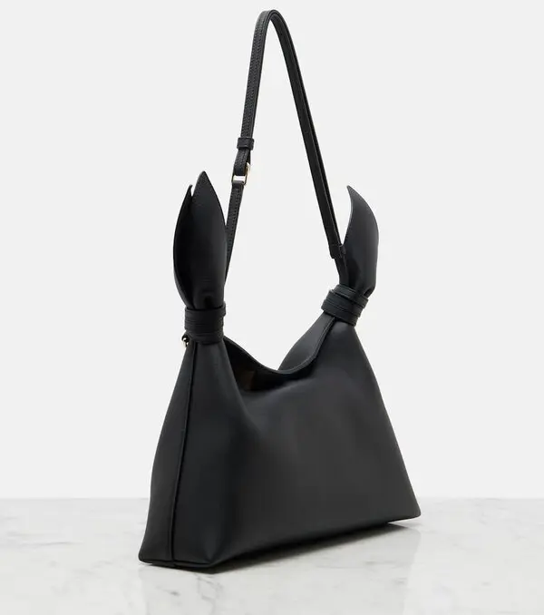 Loewe Medium Leather Shoulder Bag - Black