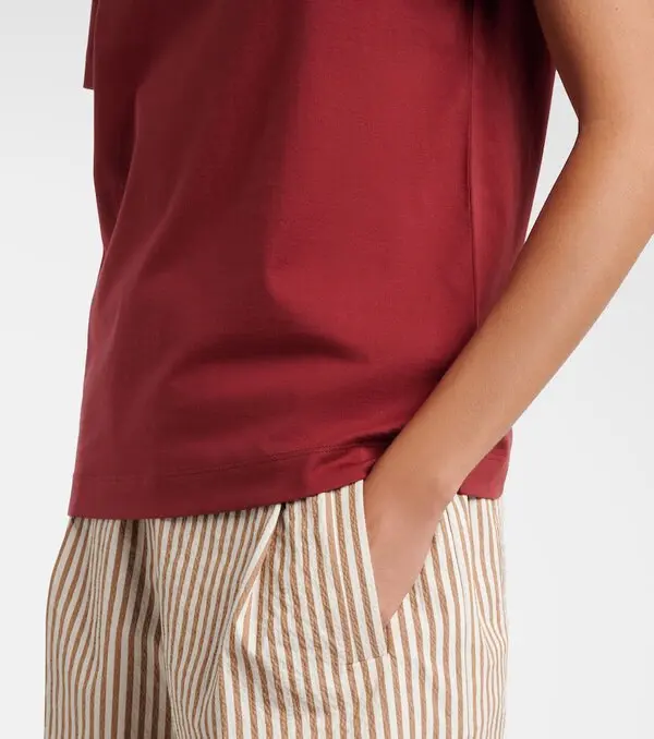 Brunello Cucinelli Monili Cotton Jersey T-shirt