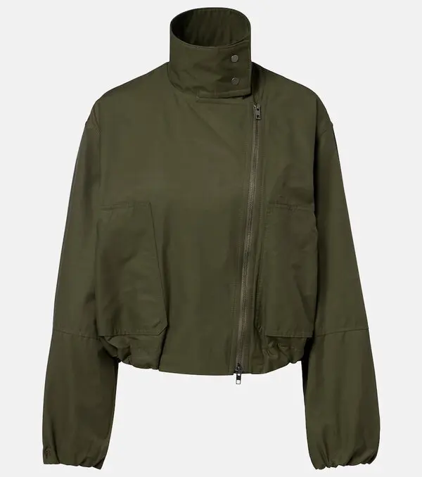 Vince Cotton-blend Zip-up Jacket