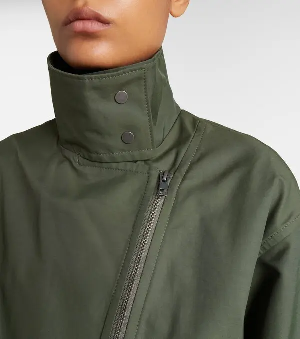 Vince Cotton-blend Zip-up Jacket