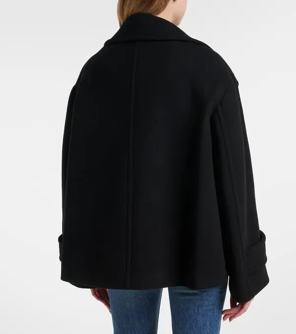 Chloé Double-breasted Wool-blend Peacoat