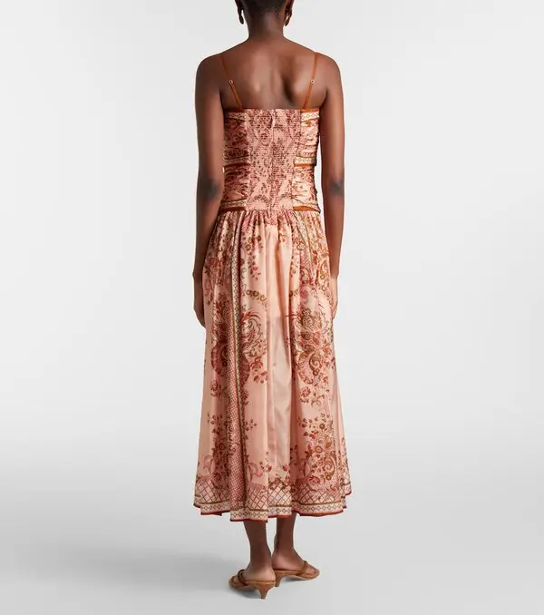 Zimmermann Aster Floral Silk Maxi Dress