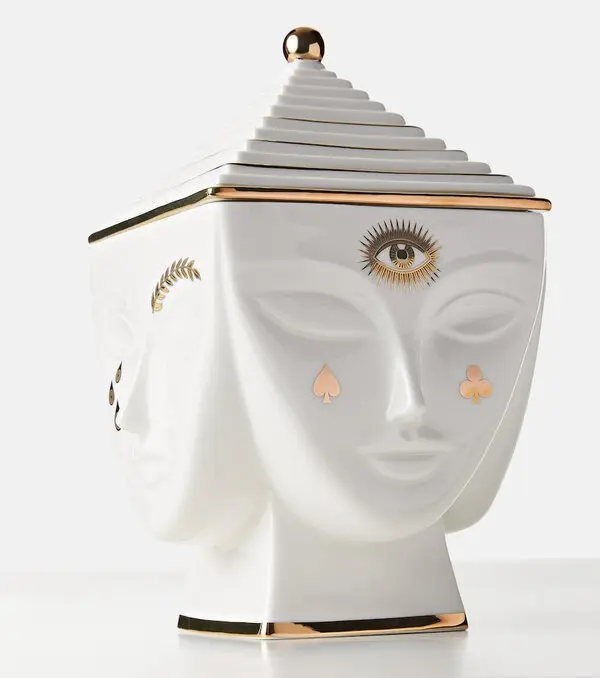Jonathan Adler Masquerade Porcelain Ice Bucket