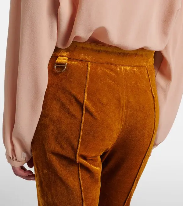 Chloé Velvet Stirrup Pants