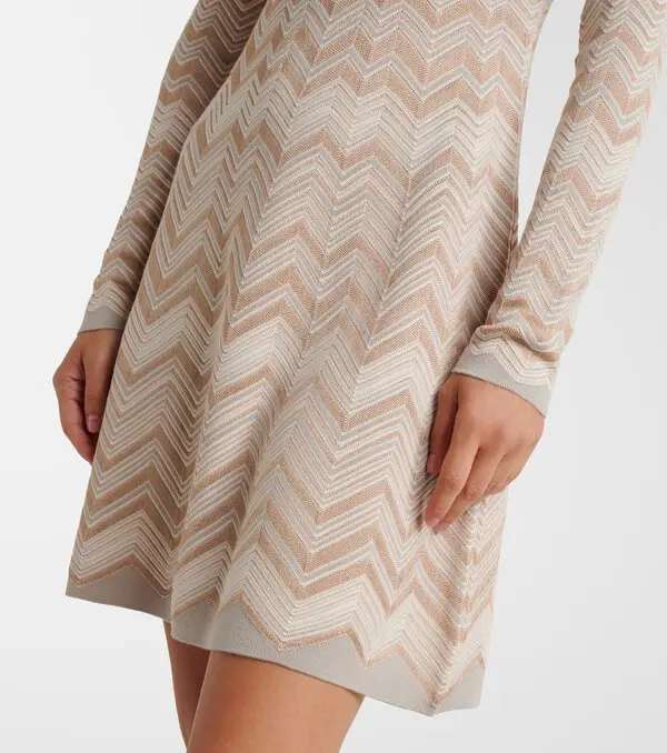 Missoni Zigzag Knit Minidress