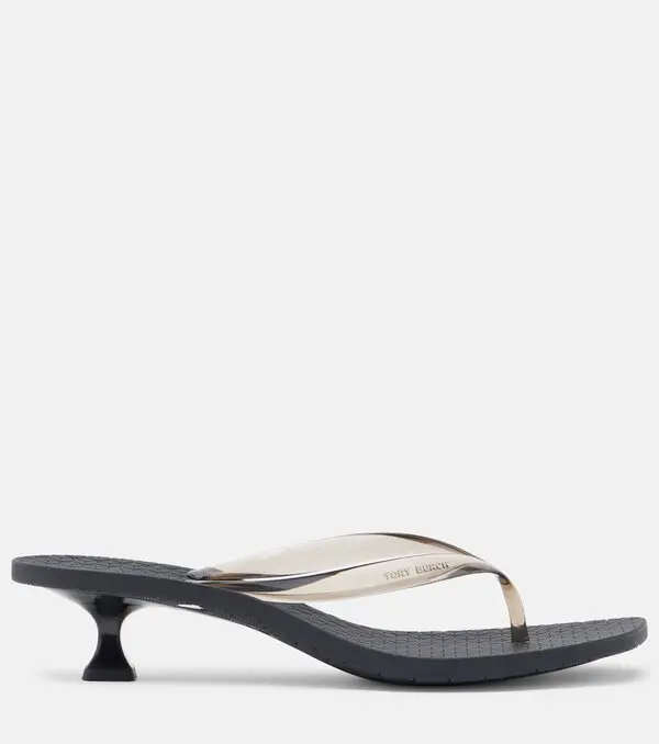 Tory Burch Sculptural Heel Thong Sandals