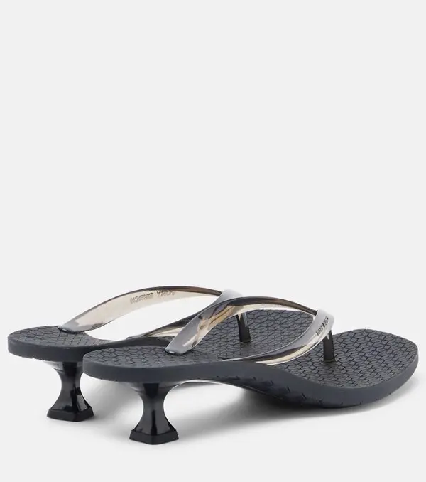 Tory Burch Sculptural Heel Thong Sandals