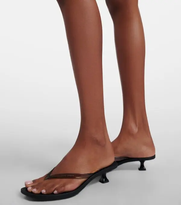Tory Burch Sculptural Heel Thong Sandals