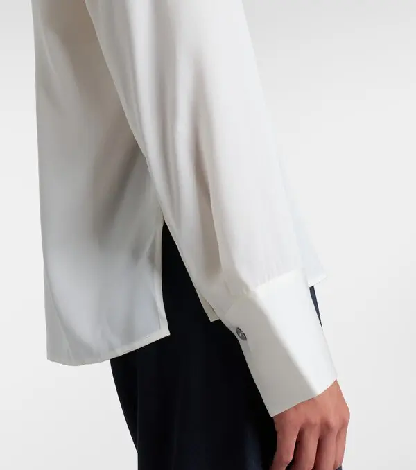 Vince Silk-blend Blouse