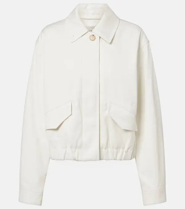 Vince Cotton Twill Blouson Jacket