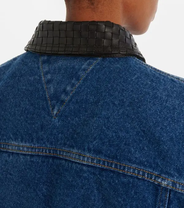 Bottega Veneta Intrecciato Denim Jacket