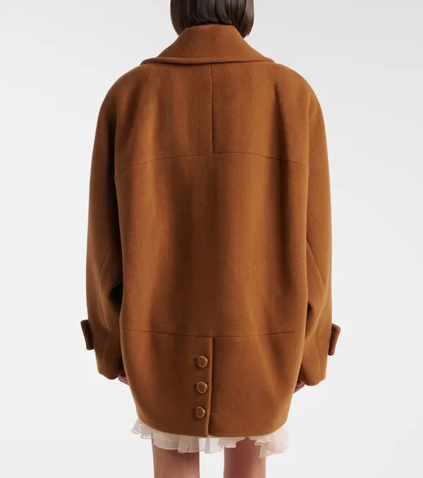Chloé Double-breasted Virgin Wool Coat