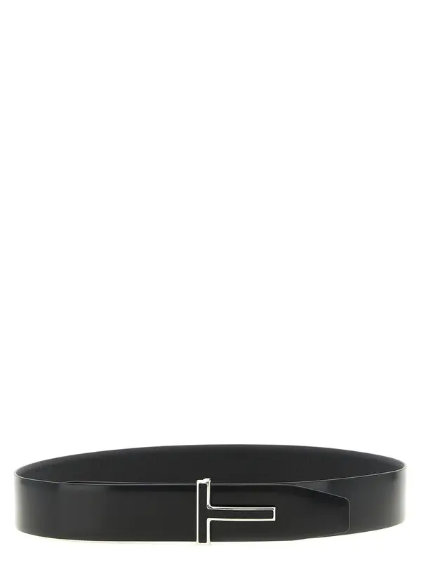 TOM FORD Icon Reversible Belt - Black
