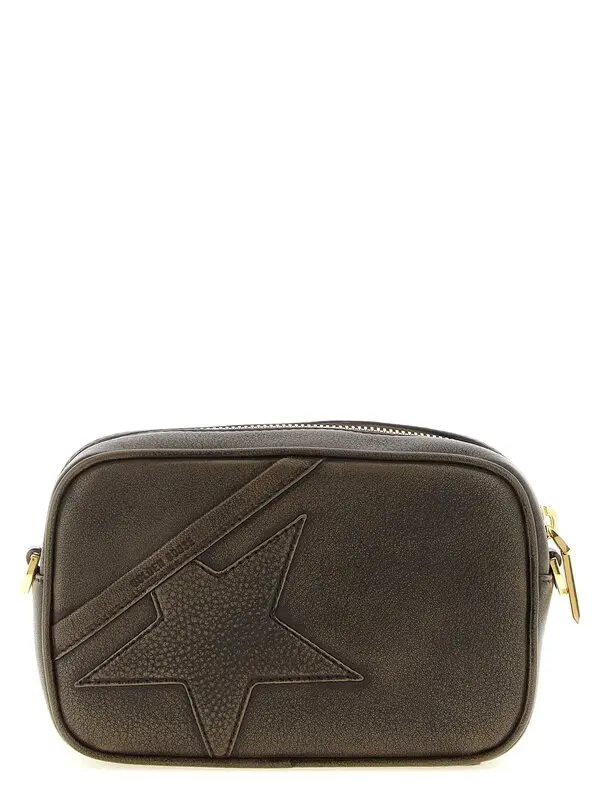GOLDEN GOOSE Star Mini Clutch - Brown