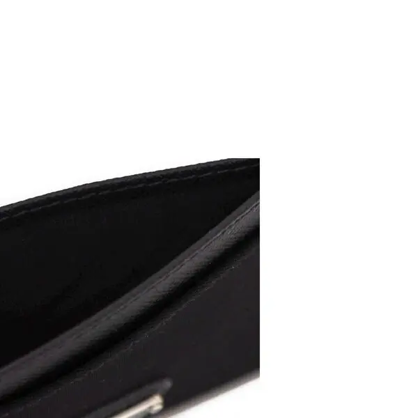 Prada Nylon And Leather Card Holder