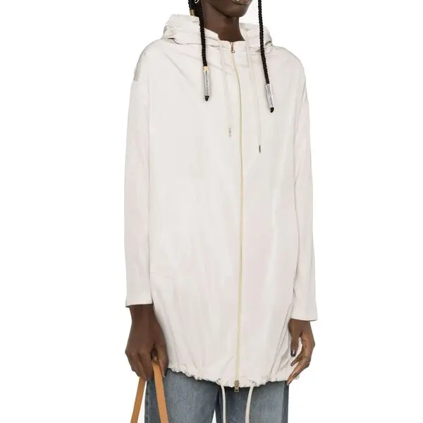 Herno Techno Taffeta Parka Coat - Pink