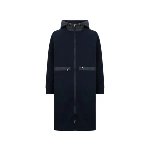 Herno Hooded Coat - Blue