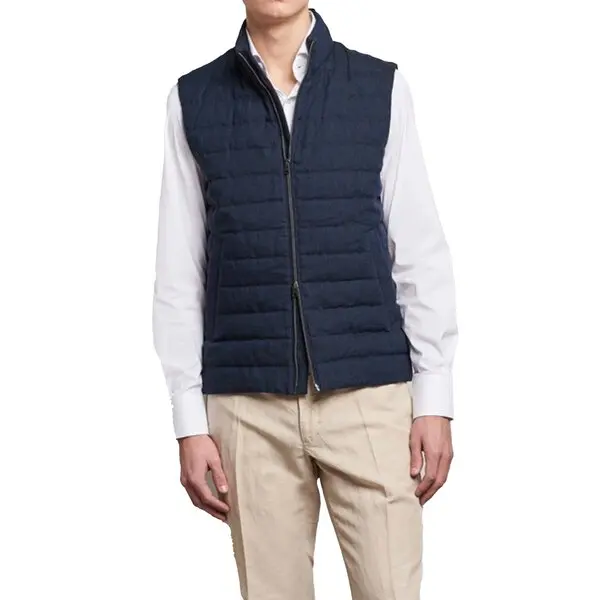 Herno Linen Down Gilet