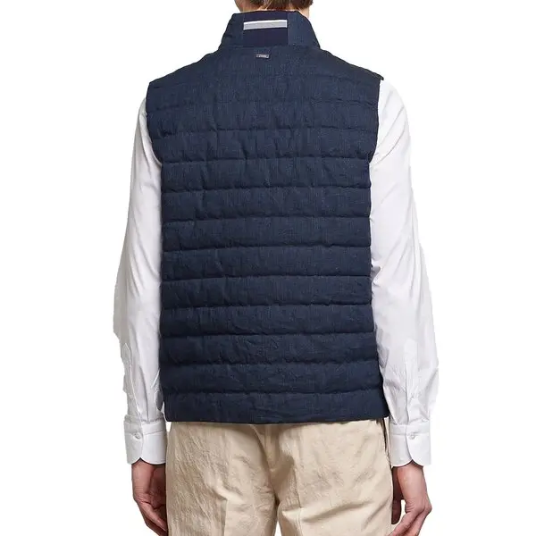 Herno Linen Down Gilet