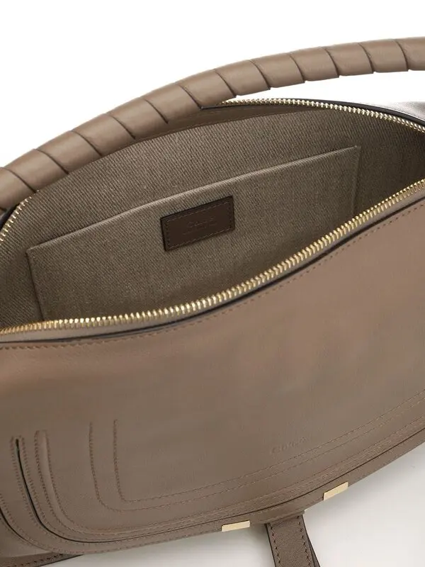 Chloé Small Marcie Crossbody Bag - Brown